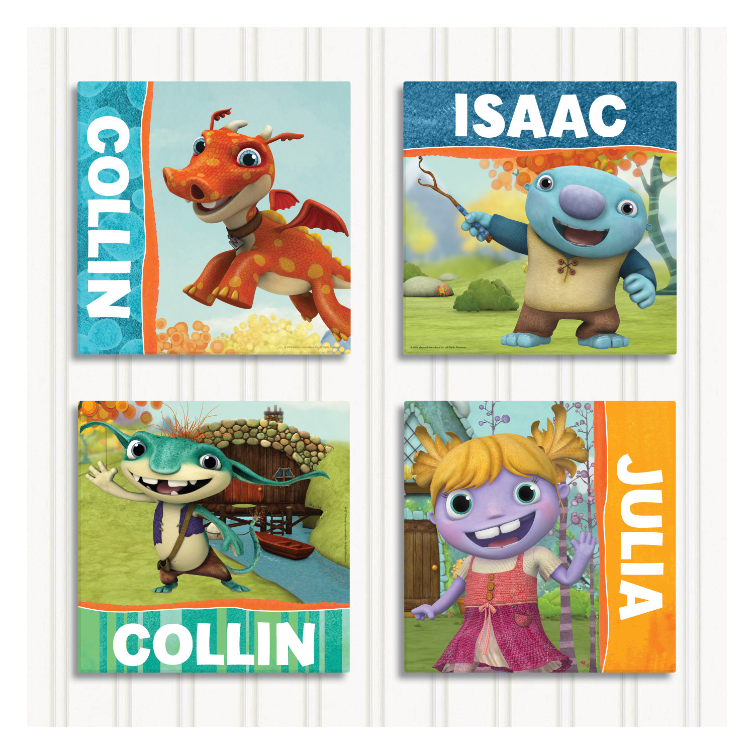 Wallykazam 12x12 Canvas Wall Art