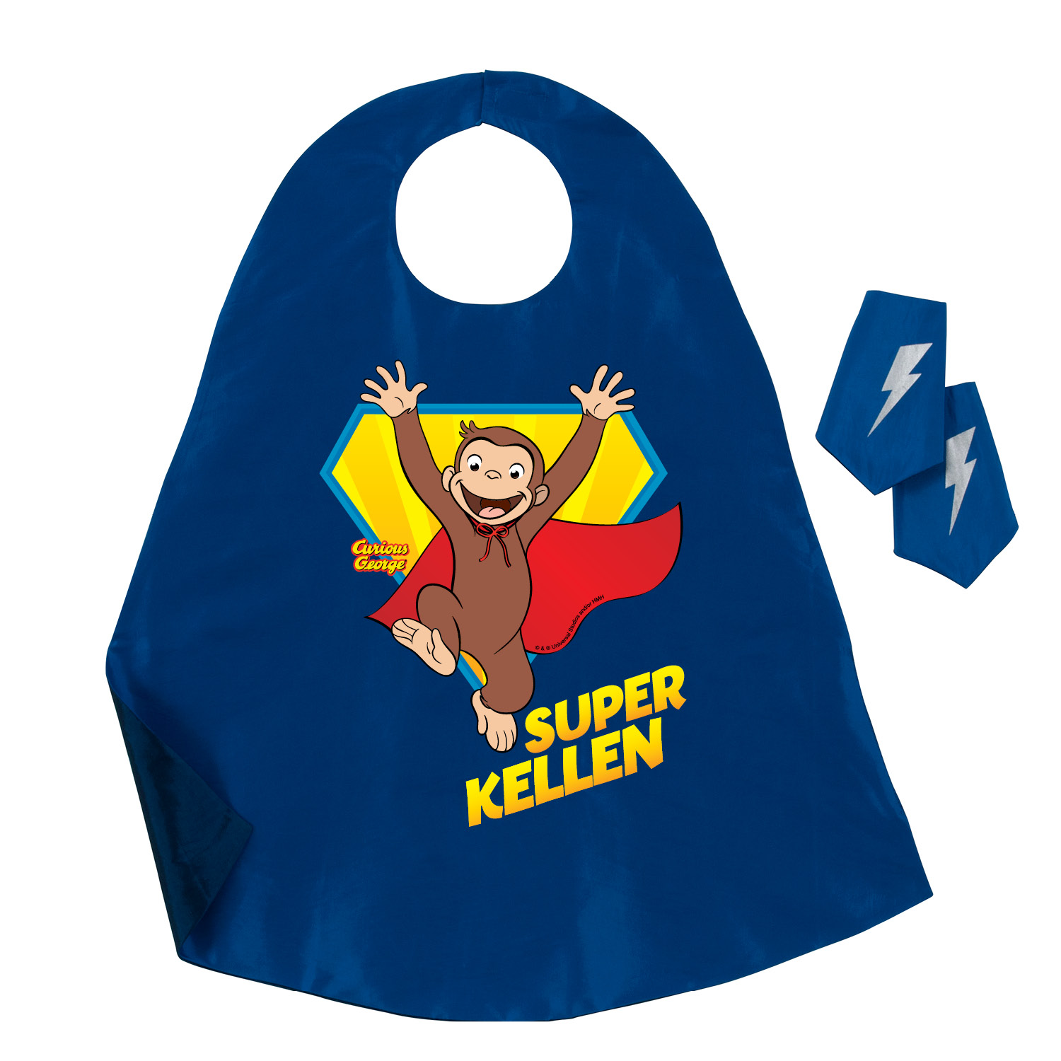 Curious George Super George Blue Cape