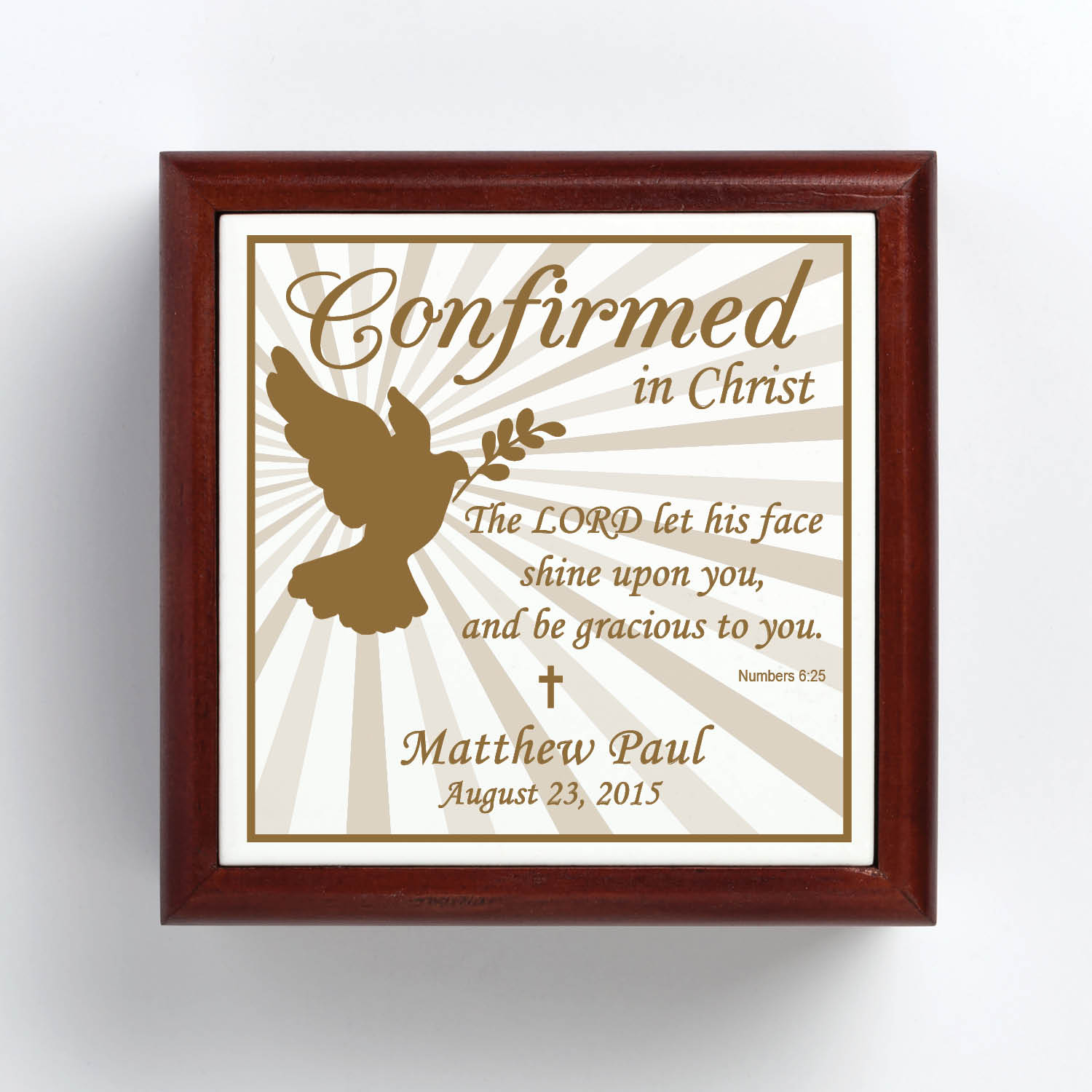 Confirmation Personalized Keepsake Box