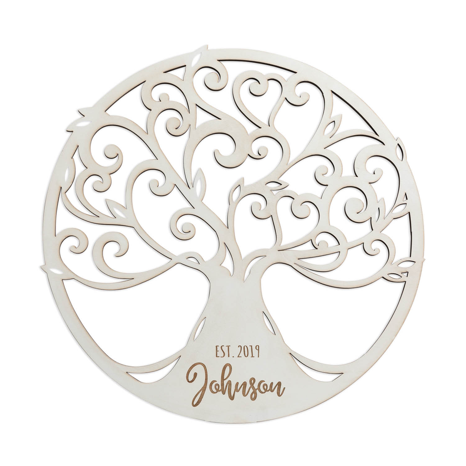 Family Tree Personalized Wood Plaque