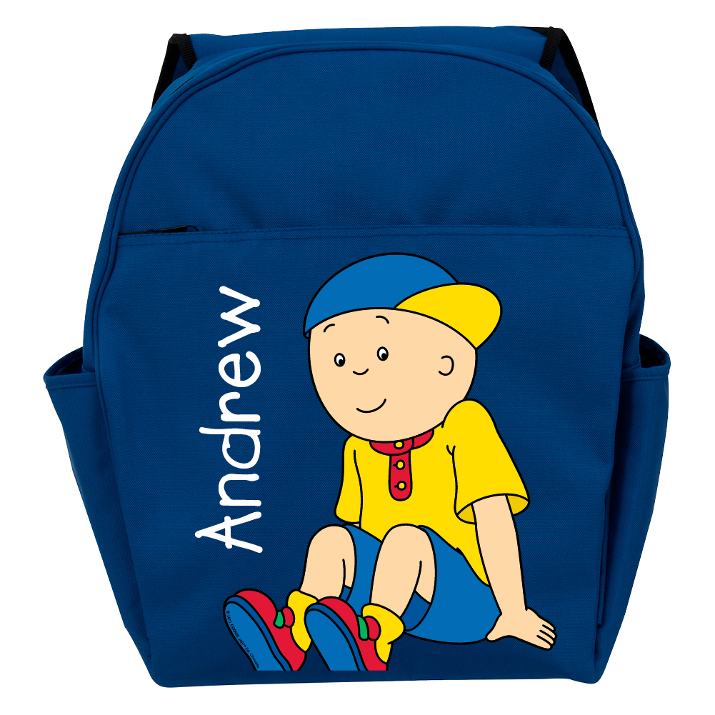 Caillou Let's Play Blue Toddler Backpack